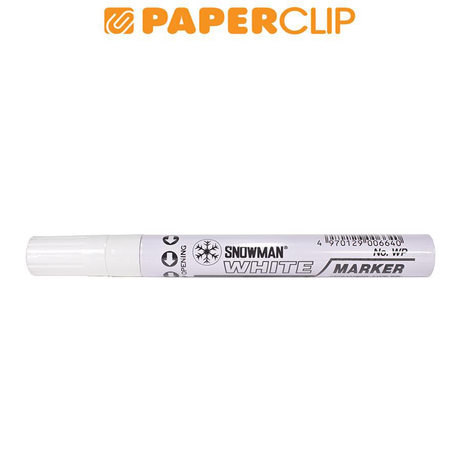 Jual PAINT MARKER SNOWMAN WHITE WP-12 | Shopee Indonesia
