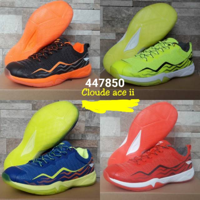 Jual sepatu lining cloud ace 2 / sepatu badminton lining | Shopee Indonesia