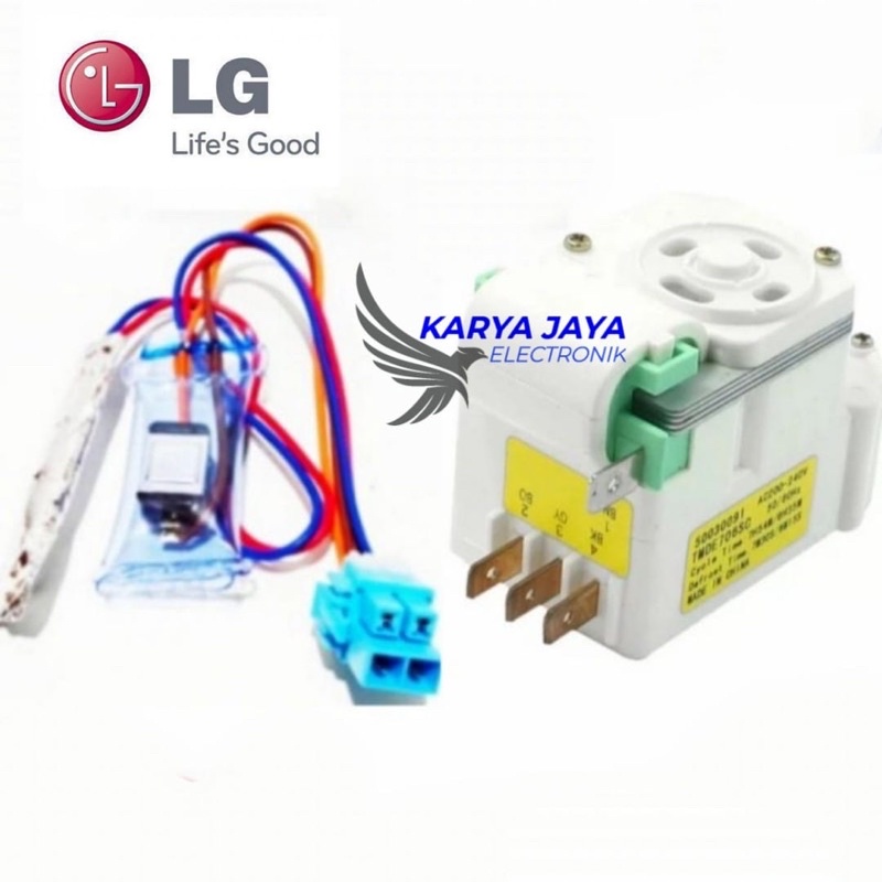 Jual Timer dan Defrost bimetal fius kulkas LG 2 Pintu 1 Set | Shopee Indonesia