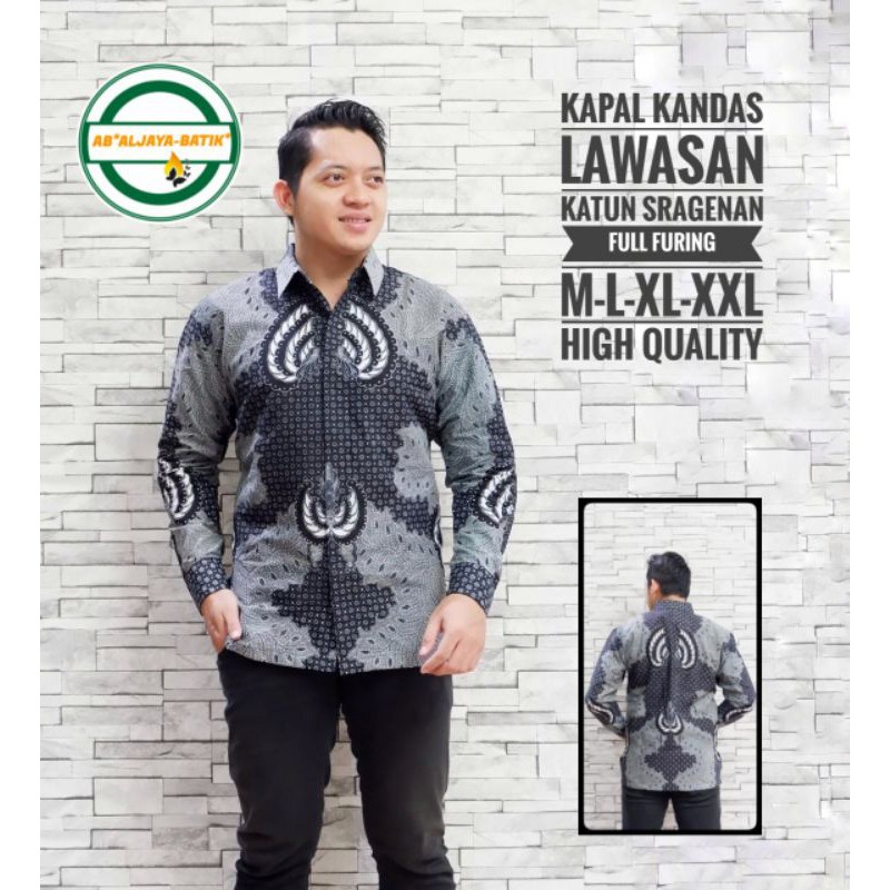 Jual KAPAL KANDAS LWS BAJU BATIK PRIA LENGAN PANJANG PENDEK | Shopee ...