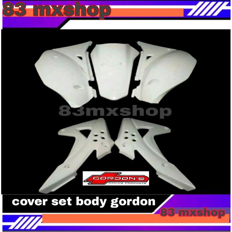 Jual BODYSET KLX GORDON-COVER SAMPING DAN SAYAP TANGKI DAN SPAKBOR ...