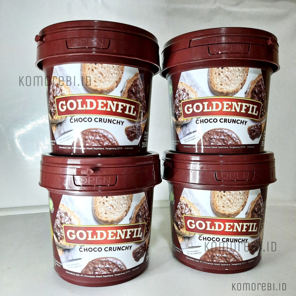 Jual Goldenfil Choco Crunchy 350g / Selai Roti Cokelat | Shopee Indonesia