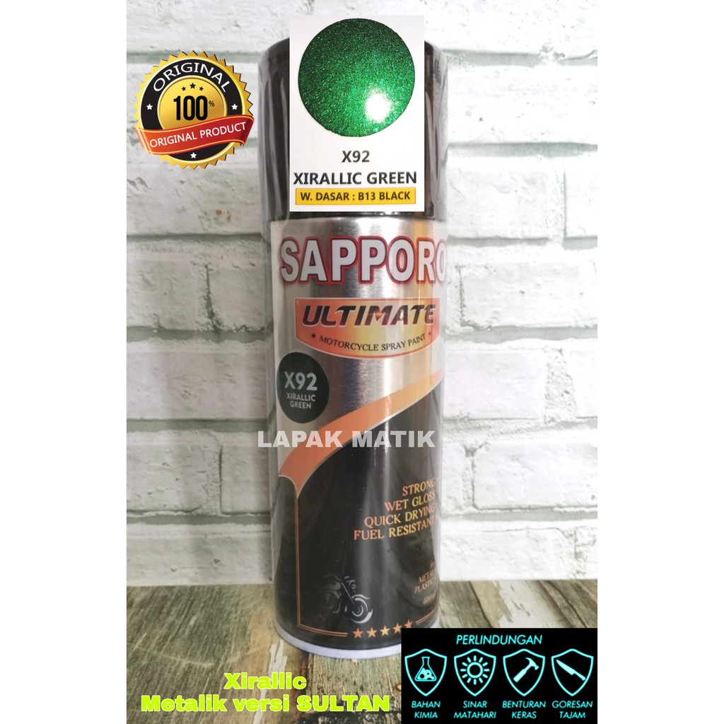 Jual Pilok Xirallic Green Hijau Sapporo Ultimate X92 | Shopee Indonesia