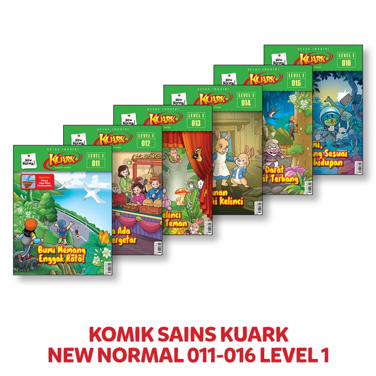 Jual KUARK Komik Sains Edisi 11 sd. 16 New Normal MATERI OSK 2022 semua level | Shopee Indonesia