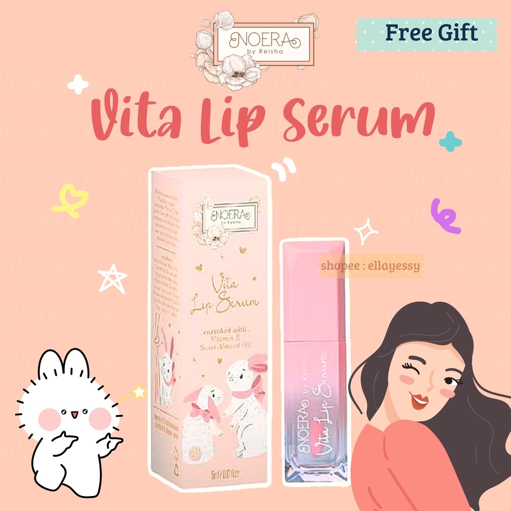 Jual Noera Vita Lip Serum - Serum pencerah bibir pink alami(READY STOCK ...