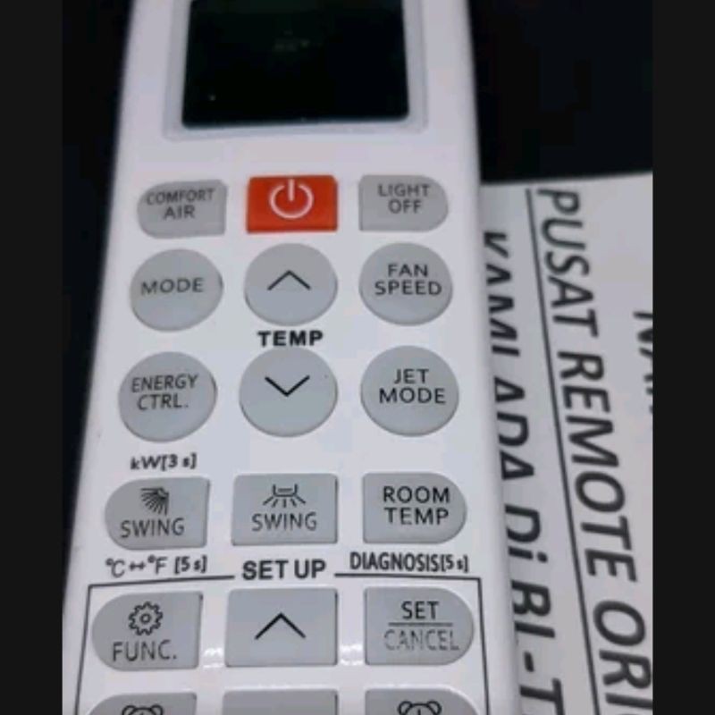 Jual REMOTE REMOT AC LG SMART INVERTER LOW WATT SEPERTI ORIGINAL ...
