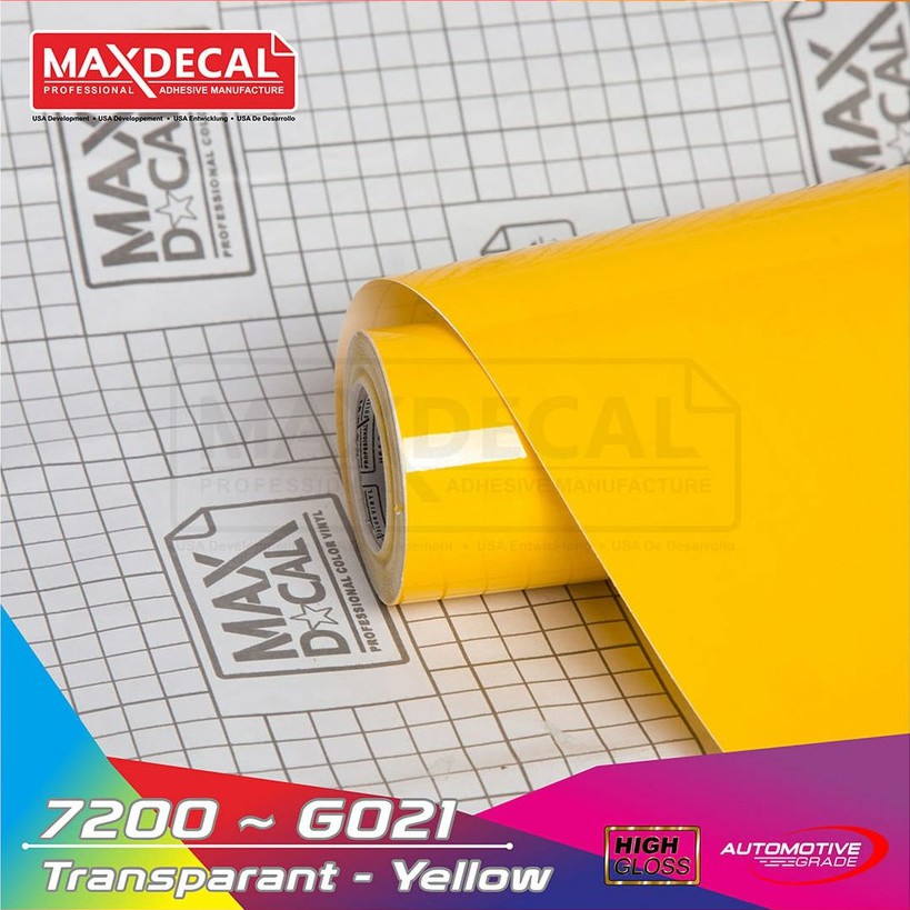 Jual Scotlite Maxdecal Transparant Yellow 7200-G021 (ROLL) (45Cm X 15 ...