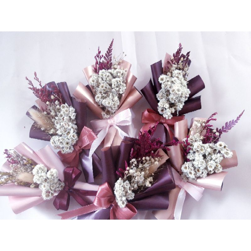 Jual DRIED FLOWER BOUQUET MINI by A&M MiniGold, BUKET MINI, BUKET BUNGA ...