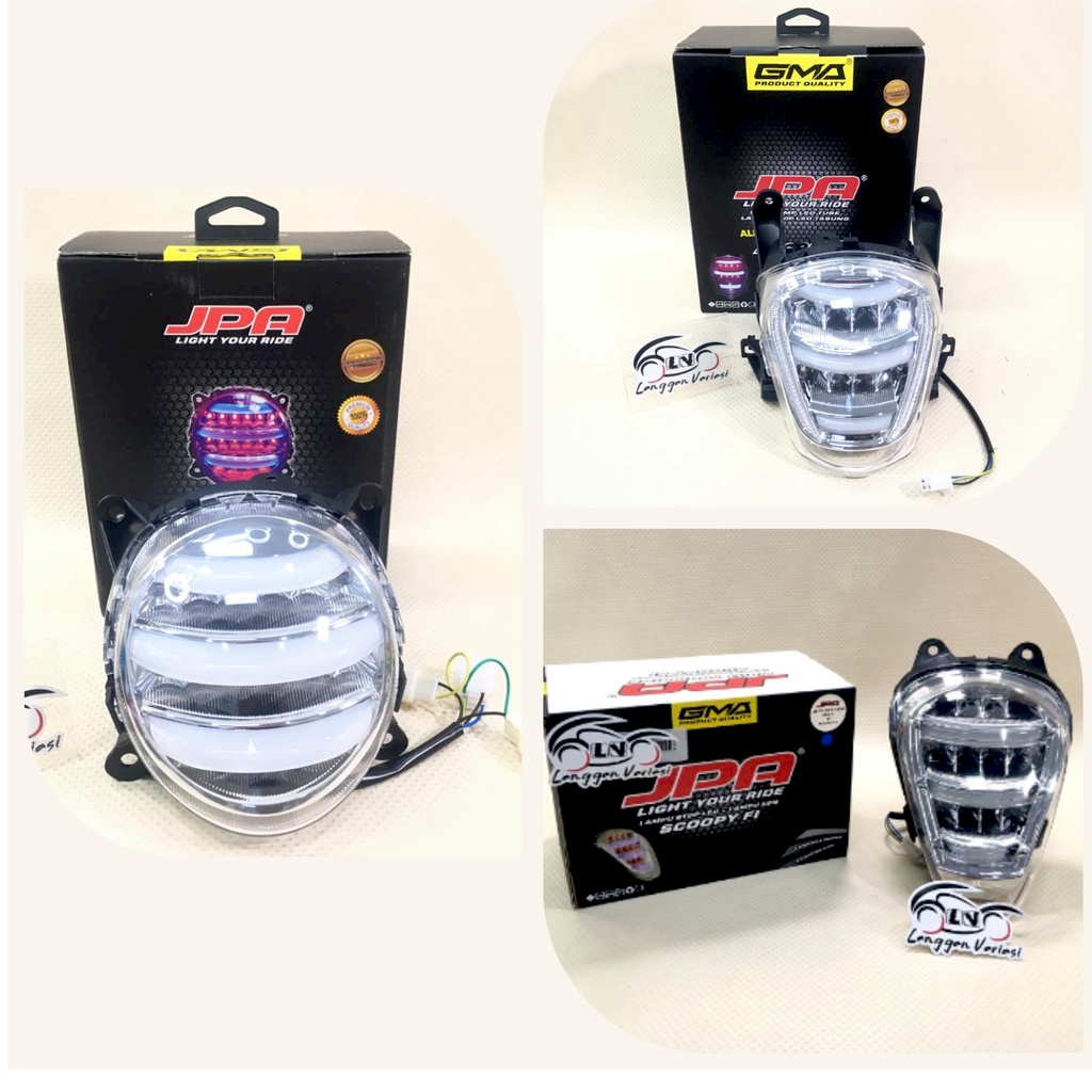Jual Lampu Belakang Stop Lamp Led JPA Scoopy Fi New Old 2018 2020 2022 ...