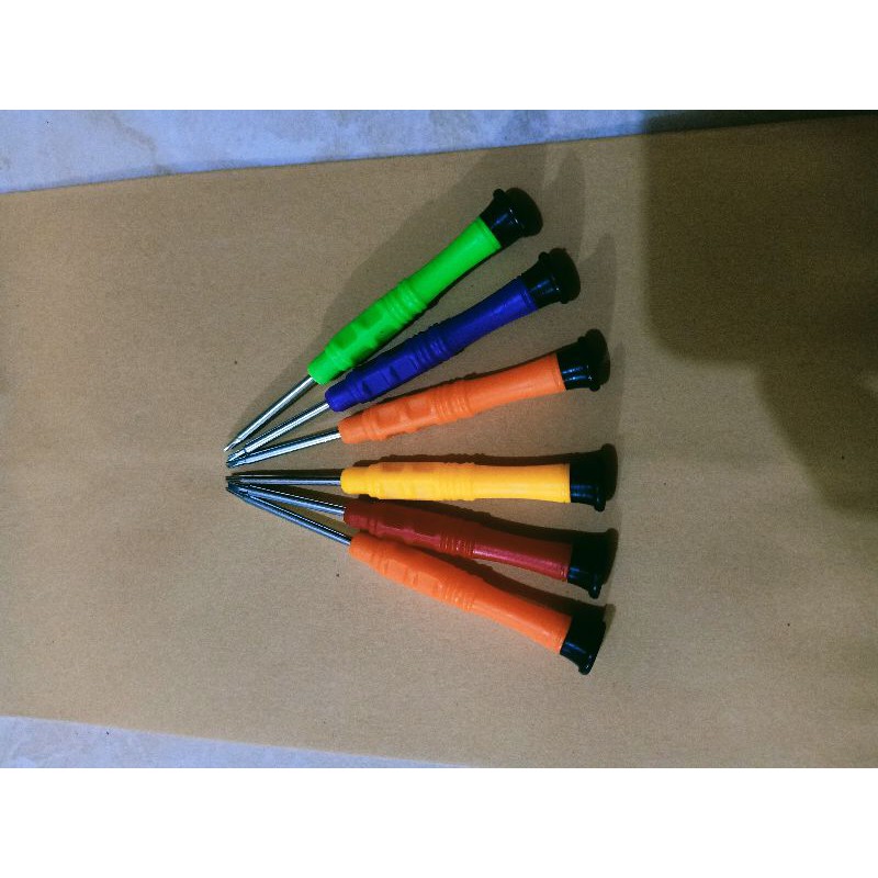 Jual OBENG ALAT SERVICE OBENG TOOL SET ISI 6 | Shopee Indonesia