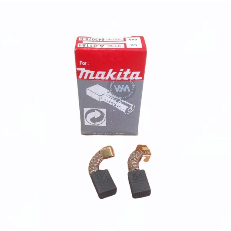 Jual CB 64A Carbon Brush 64 A For Makita Original Arang Bostel Bor Amplas Makita BO3700 6411 ...