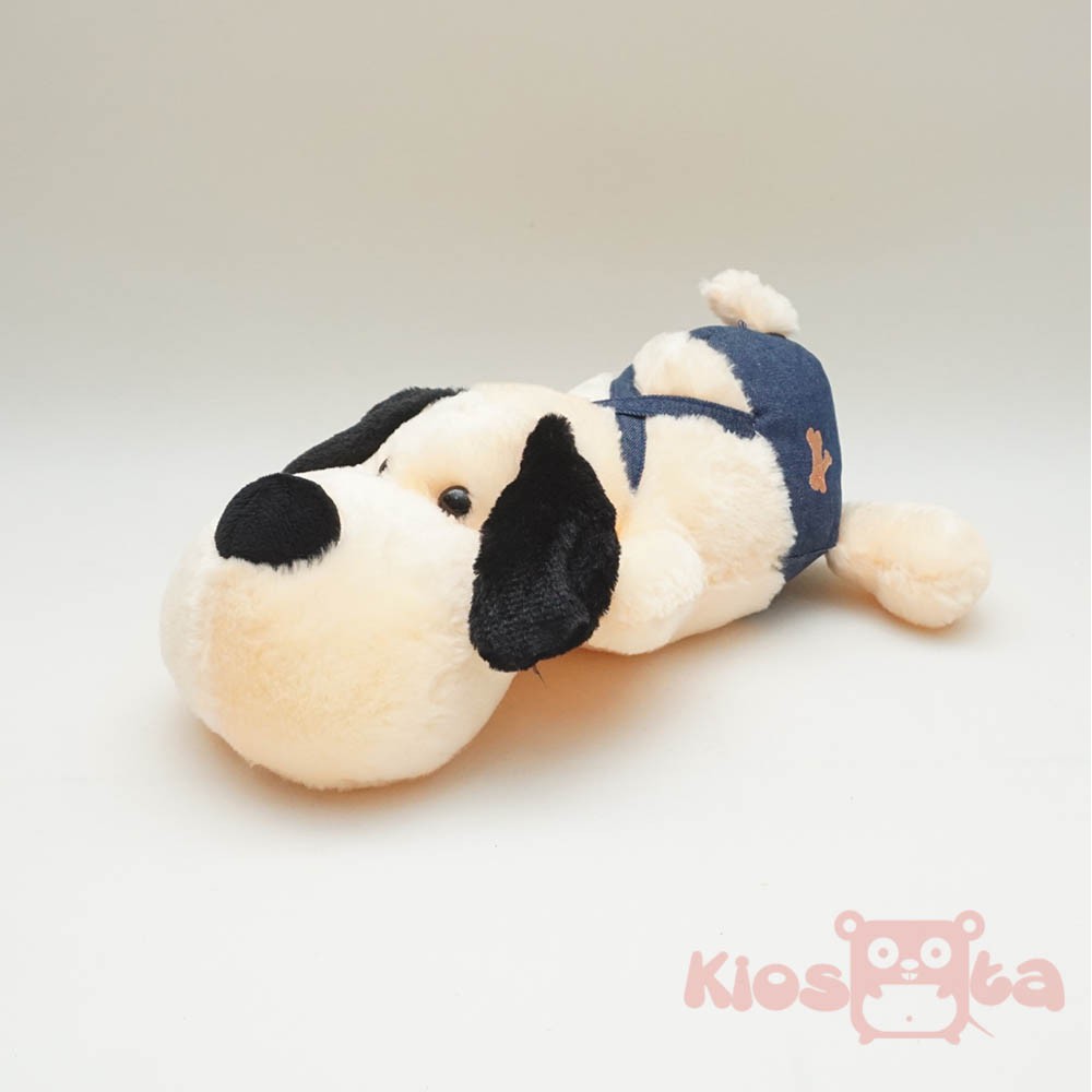 Jual boneka anjing lying jeans krem | Shopee Indonesia