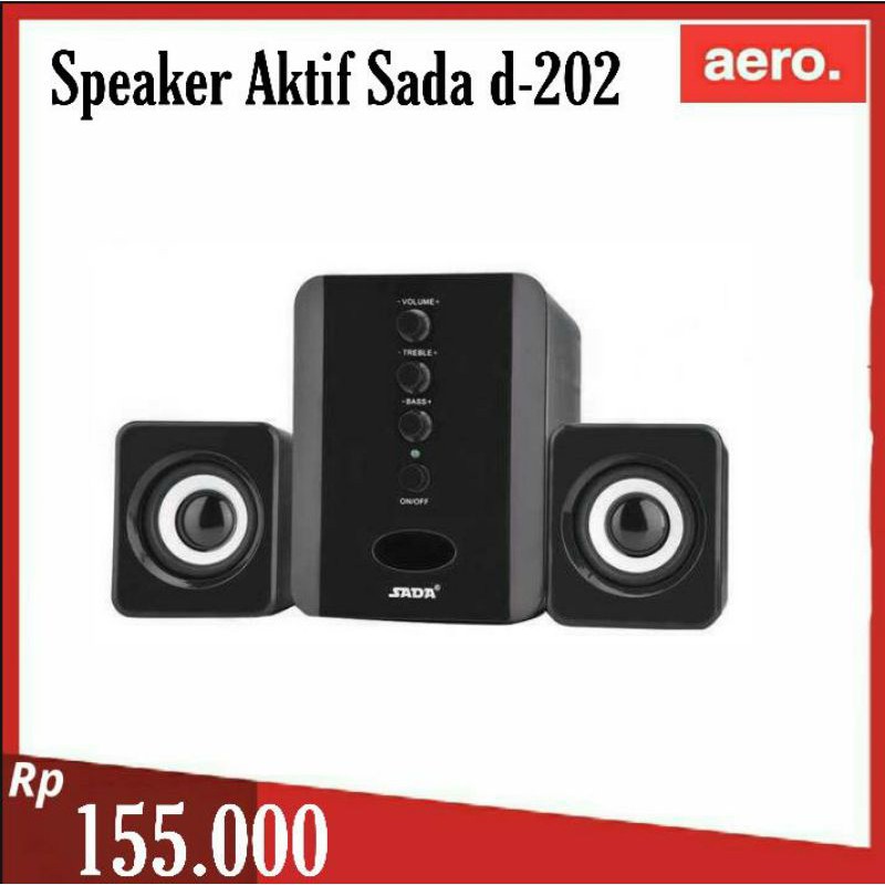 Jual Speaker Aktif Sada D-202 Subwoofer Super Bass | Shopee Indonesia