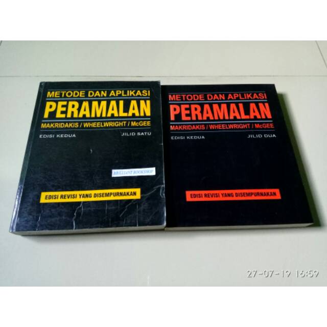 Jual Metode dan Aplikasi PERAMALAN - by Makridakis - Wheelwright ...