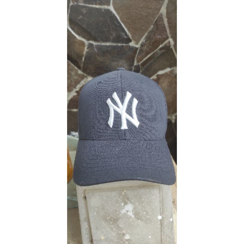 Jual TOPI MLB BUILD UP FLEXFIT NY YANKEES SECOND | NAVY | SIZE M-XL ...