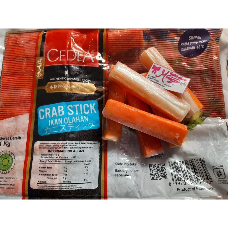 Jual Stick crab satuan chikuwa halal frozen food kepiting olahan ...