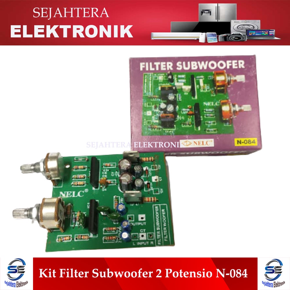 Jual Kit Filter Subwoofer 2 Potensio N-084 Nelc / SEJAHTERA ELEKTRONIK ...