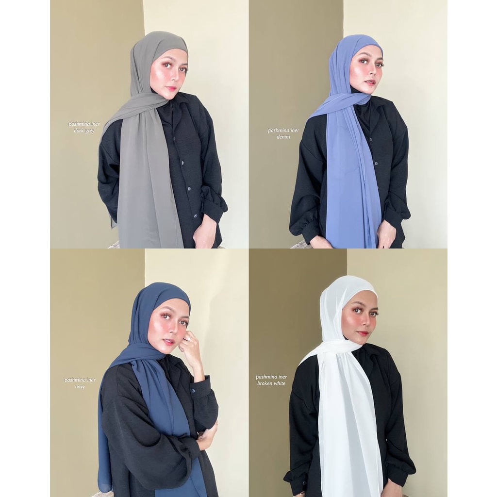 Jual PASHMINA INNER 180X75 MURAH PREMIUM | Shopee Indonesia