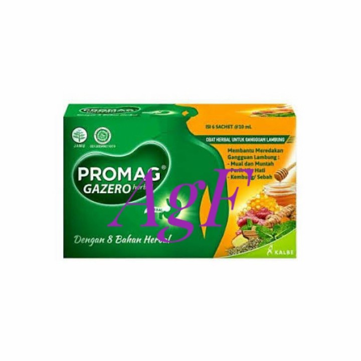 Jual Promag Herbal Gazero Sachet isi 6 (Kalbe Farma) | Shopee Indonesia