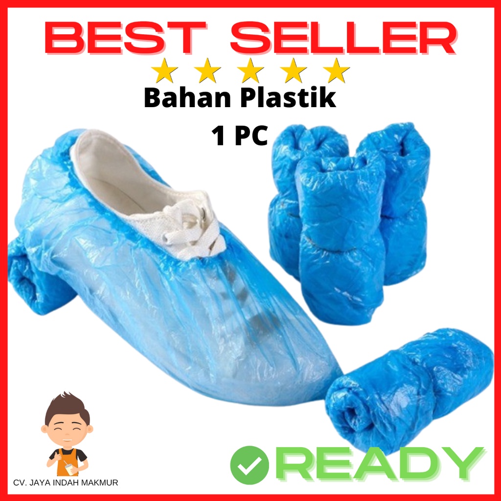 Jual Cover Shoes Plastik Sarung Sepatu Disposable APD Shoe Cover ...