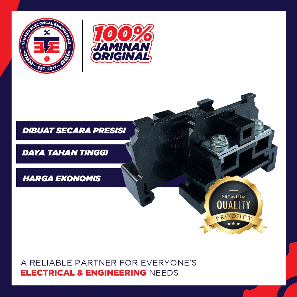 Jual Terminal Block 30 Ampere TBR-30 / CBR-30 Terminal Blok 30A TBR30 | Shopee Indonesia
