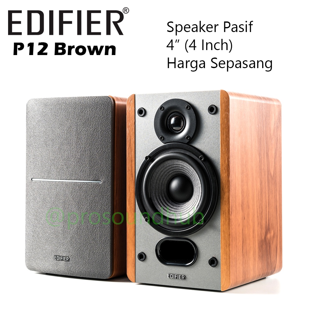 Jual Edifier P12 P-12 Passive Speaker Pasif 4" 4 Inch Meja Monitor ...