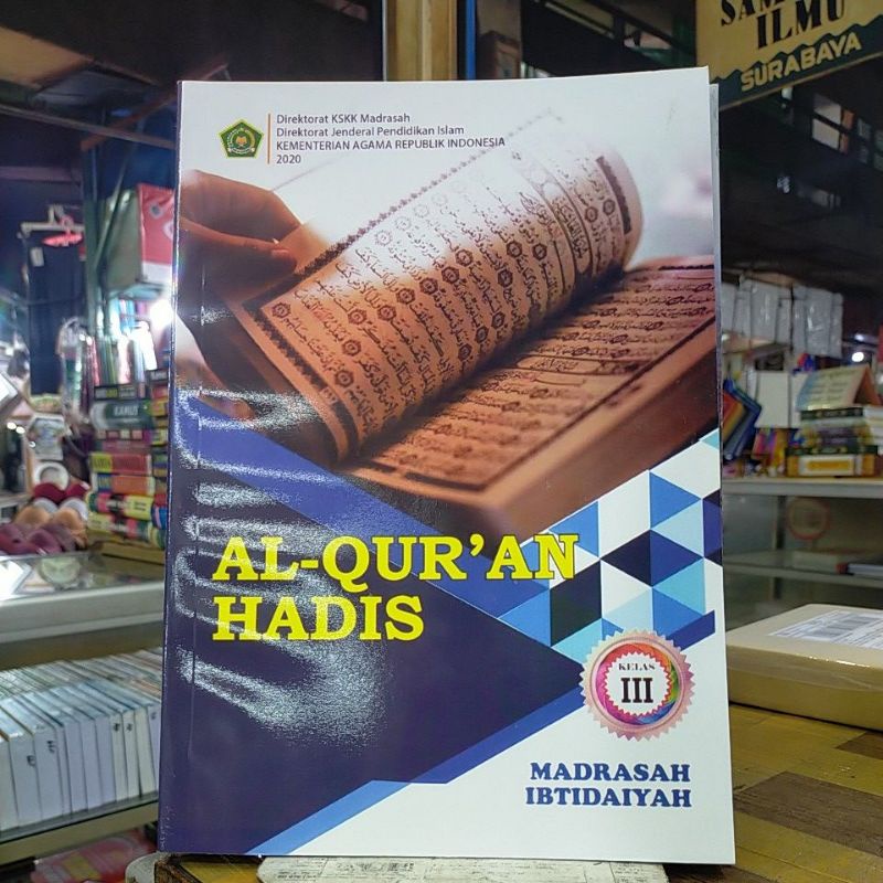 Jual BUKU PAKET AL QURAN HADIS UNTUK KELAS 3 MADRASAH IBTIDAIYAH. | Shopee Indonesia