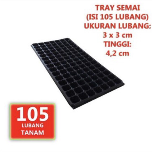 Jual Tray Semai 105 Pcs, 1 Pcs 105 Lubang Semai | Shopee Indonesia