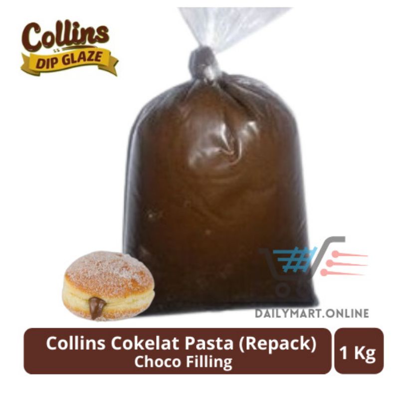 Jual COLLINS COKELAT PASTA / COKELAT FILLING (REPACK) | Shopee Indonesia