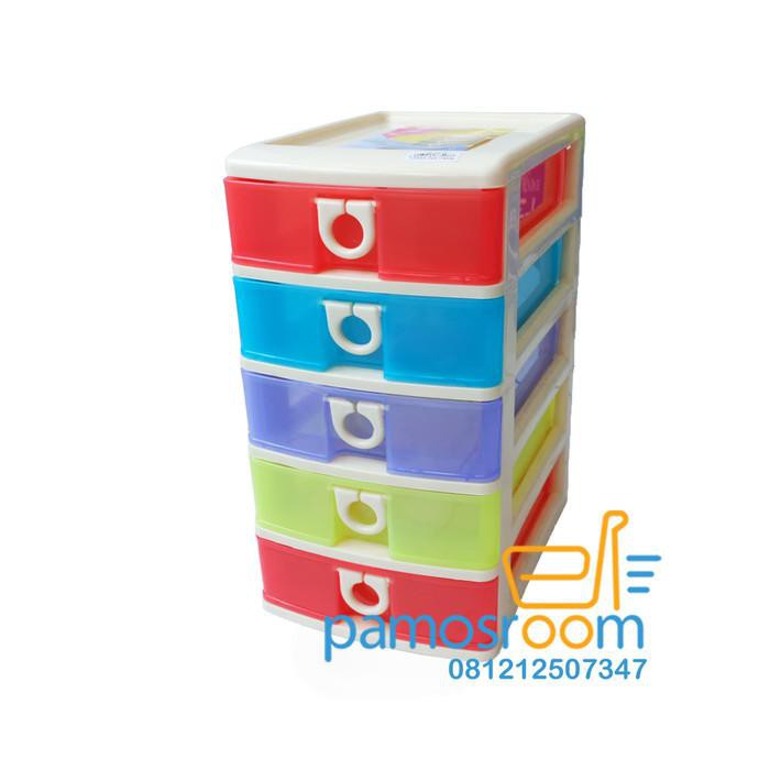 Jual Laci Lemari Plastik 5 Susun /Laguna Drawer Susun 5 DW305TW ...