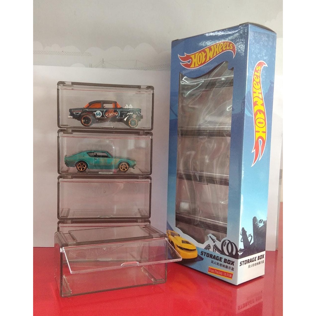 Jual PROMO TERMURAH | Hot Wheels Original STORAGE BOX Acrylic Display ...