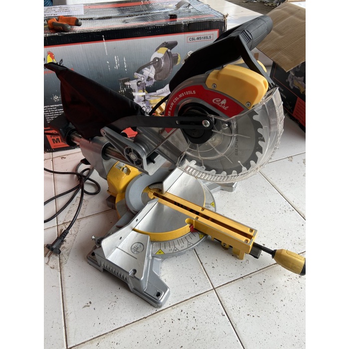 Jual Miter Saw Sliding Laser 7" Mesin Potong Alumunium Kayu Casal (dewalt) | Shopee Indonesia