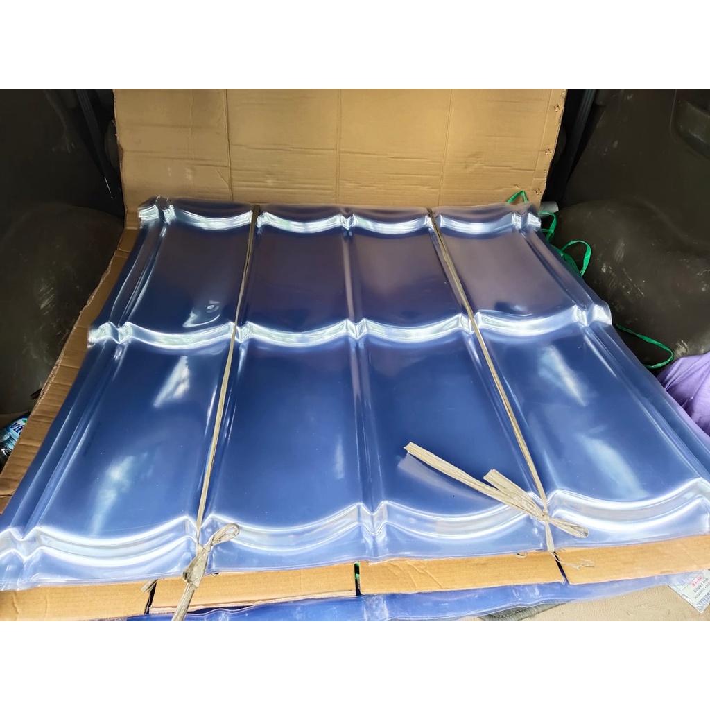 Jual GENTENG TRANSPARAN 2 X 4 BAHAN PVC TEBAL 0.9 | Shopee Indonesia