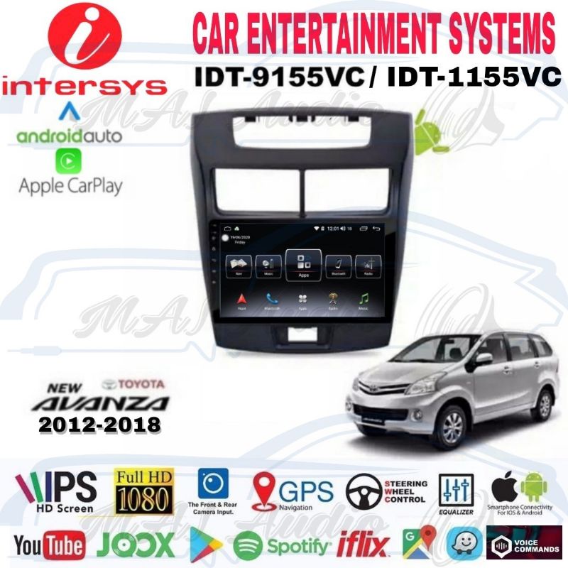 Jual Head Unit Android Intersys 9 Inch OEM All New Avanza / Xenia 2012 ...