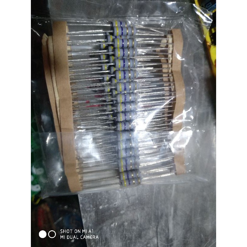 Jual resistor 1W 4R7 47K 10R kaki tebal | Shopee Indonesia