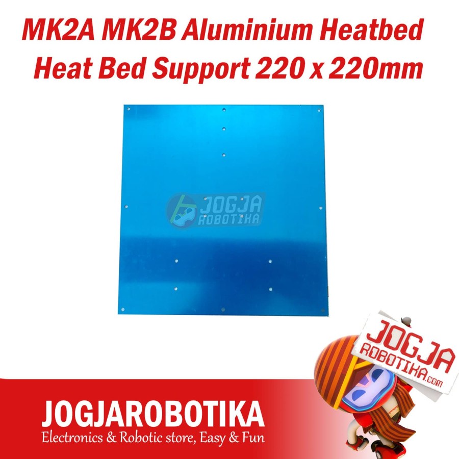 Jual MK2A MK2B Aluminium Heatbed Heated Heat Bed Support 220 x 220mm ...