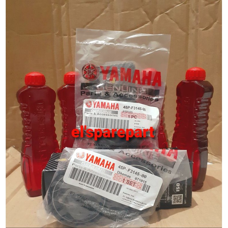 Jual sil seal shock depan byson R25 MT25 WR155 dan 4 botol oli shock ...