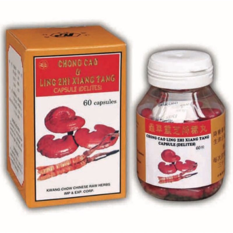 Jual Delites Chong Cao Ling Zhi Xiang Tang Capsule Kencing Manis ...