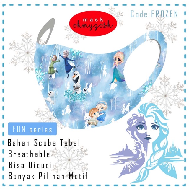 Jual MASKER SCUBA TEBAL FROZEN DEWASA DAN ANAK | Shopee Indonesia