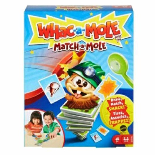 Jual Mattel games -whac a moles match a moles - permainan | Shopee ...