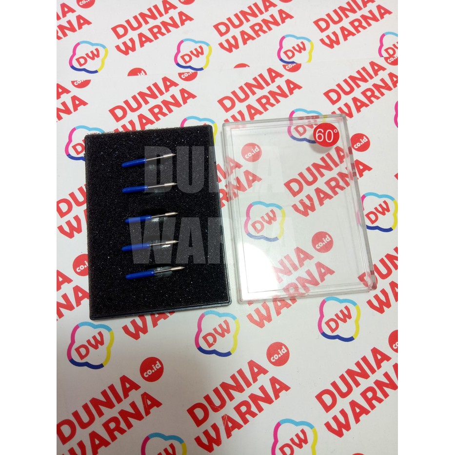 Jual [5 pcs] 60 Derajat Mata Pisau Cutting Plotter GRAPHTEC BOX CE 6000 ...