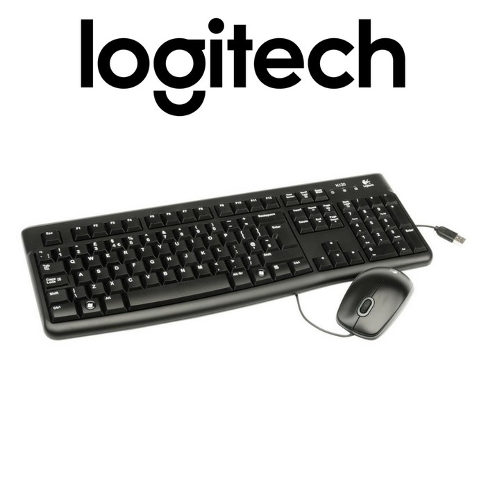 Jual Keyboard Mouse Logitech MK120 - Logitech MK-120 Keyboard + Mouse ...