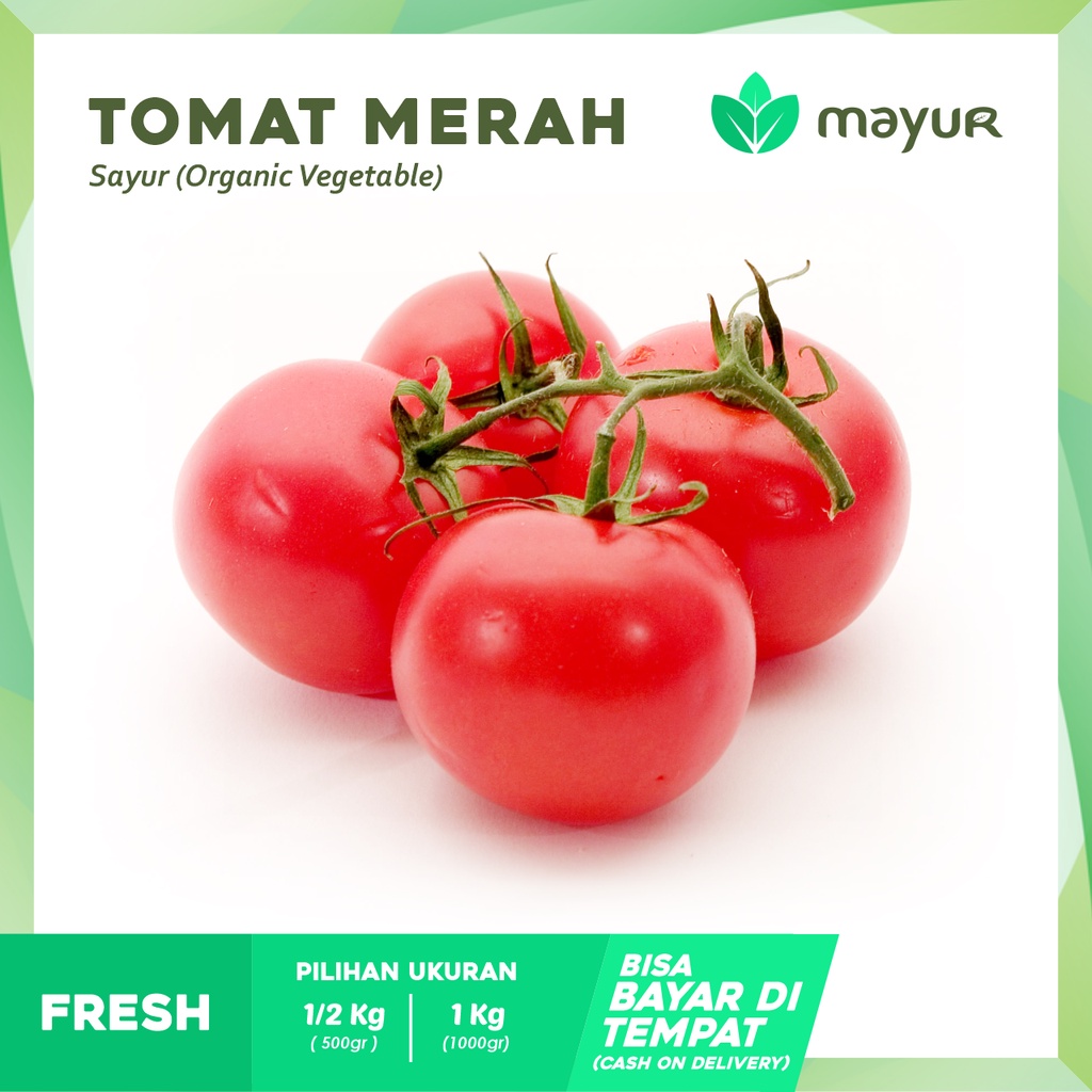 Jual Tomat Merah Segar (250 gr | 500 gr) | Shopee Indonesia