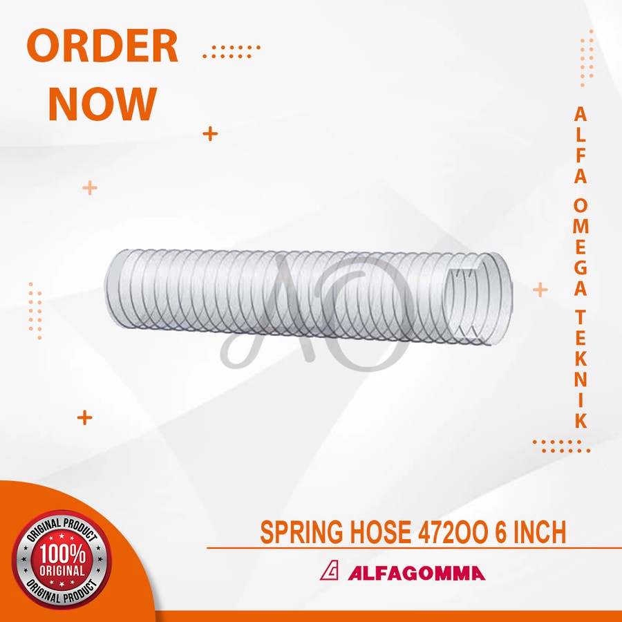 Jual ALFAGOMMA 472OO SELANG BENING KAWAT 6 INCH FOOD GRADE SPRING HOSE ...