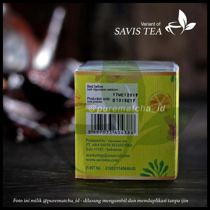 Jual Savis Tea - Premium Lemon Tea 10 Teabags Teh Celup Lemontea Cafe ...