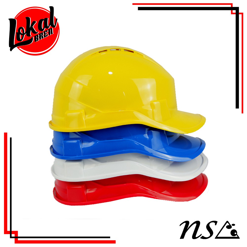 Jual Helm Kerja Proyek Safety NSA Vented + Inner Fastrac (Putar ...