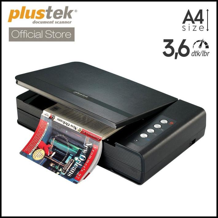 Jual Scanner Plustek Opticbook 4800 - 3,6 Detik/Lembar (A4/Letter ...