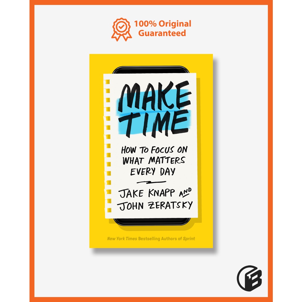 Jual Buku Import Make Time by Jake Knapp (Original Paperback) - Book ...