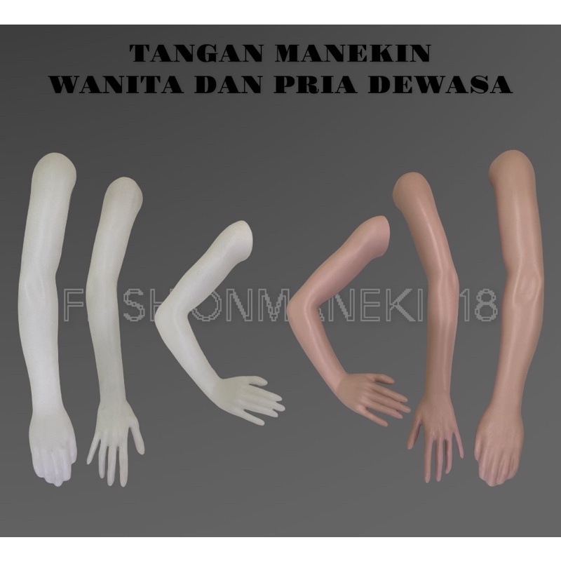 Jual MANEKIN TANGAN FULLBODY PRIA DAN WANITA DEWASA - 2 MODEL GAYA ...