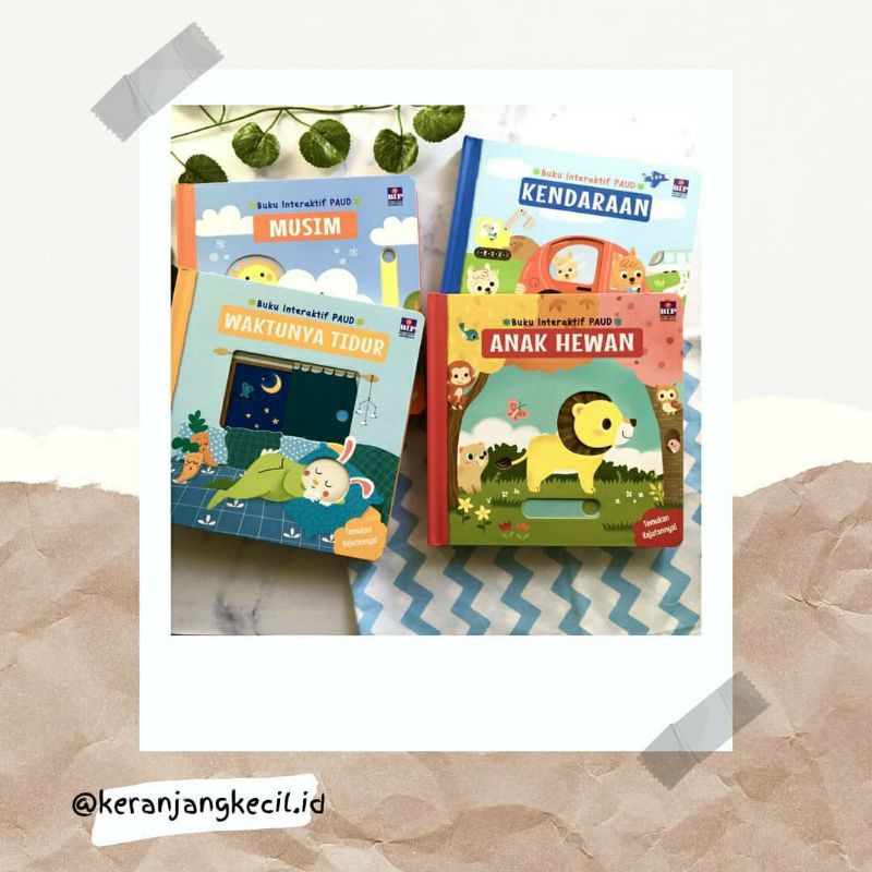 Jual KERANJANGKECIL | BUKU EDUKASI ANAK || BUKU INTERAKTIF ANAK BIP ...